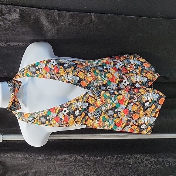 Santana | Suits & Blazers | Vintage Specialty Garfield Backless Vest ...